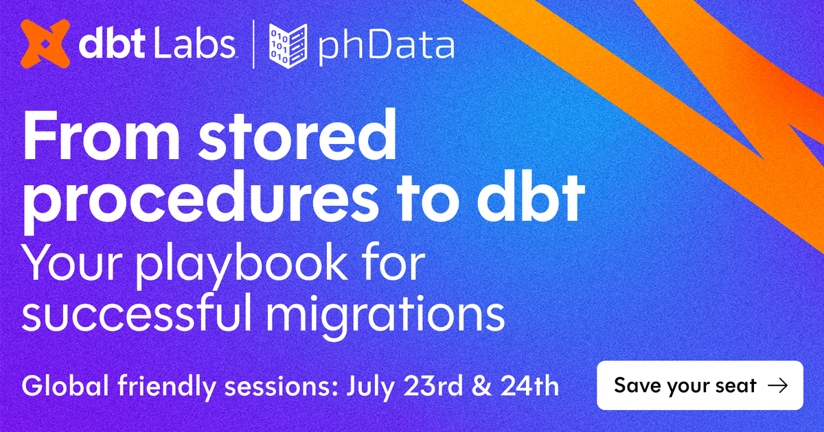 From stored procedures to dbt: Your playbook for successful migrations | dbt Labs
