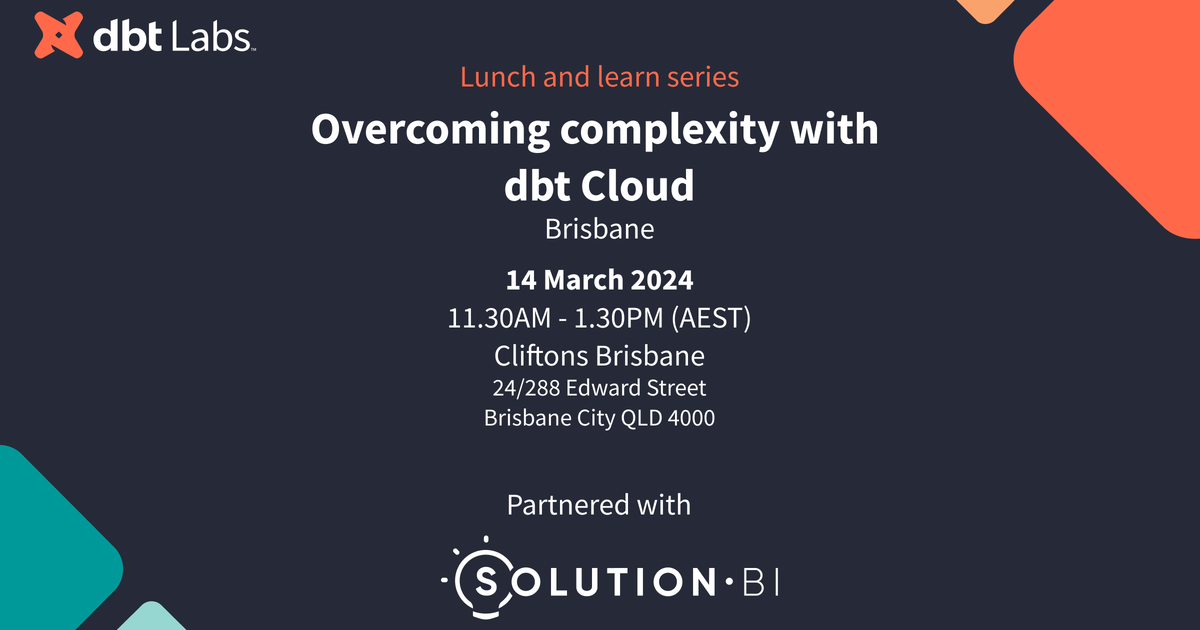 Overcoming complexity with dbt Cloud | dbt Labs