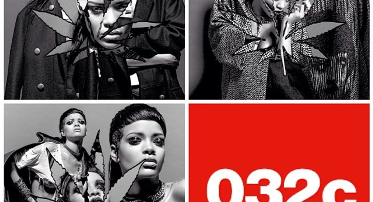 032c DIY Fan Creativity: #RihannaNavy Reimagines Our Cover Shoot On ...