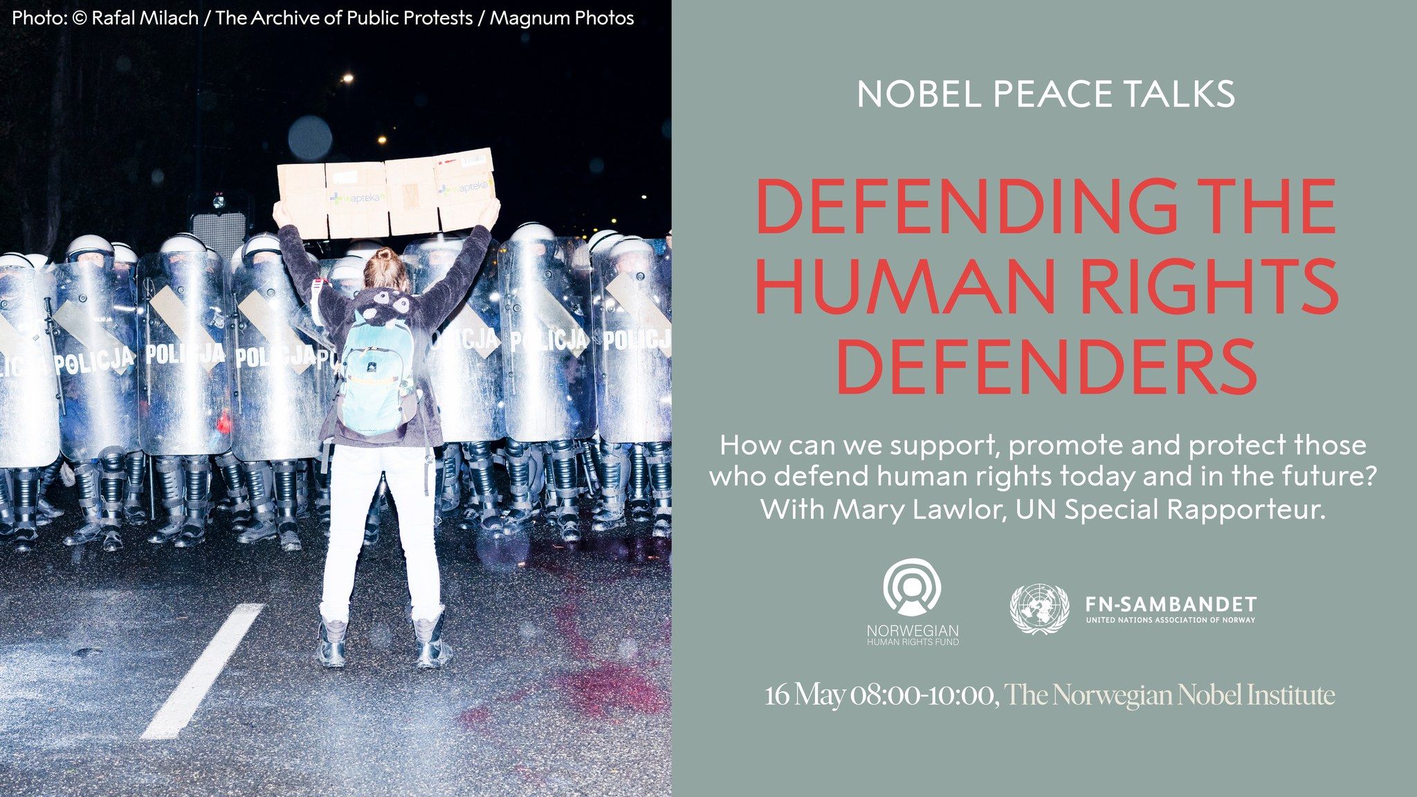 Defending the human rights defenders - 25 years on | Nobel Peace Center