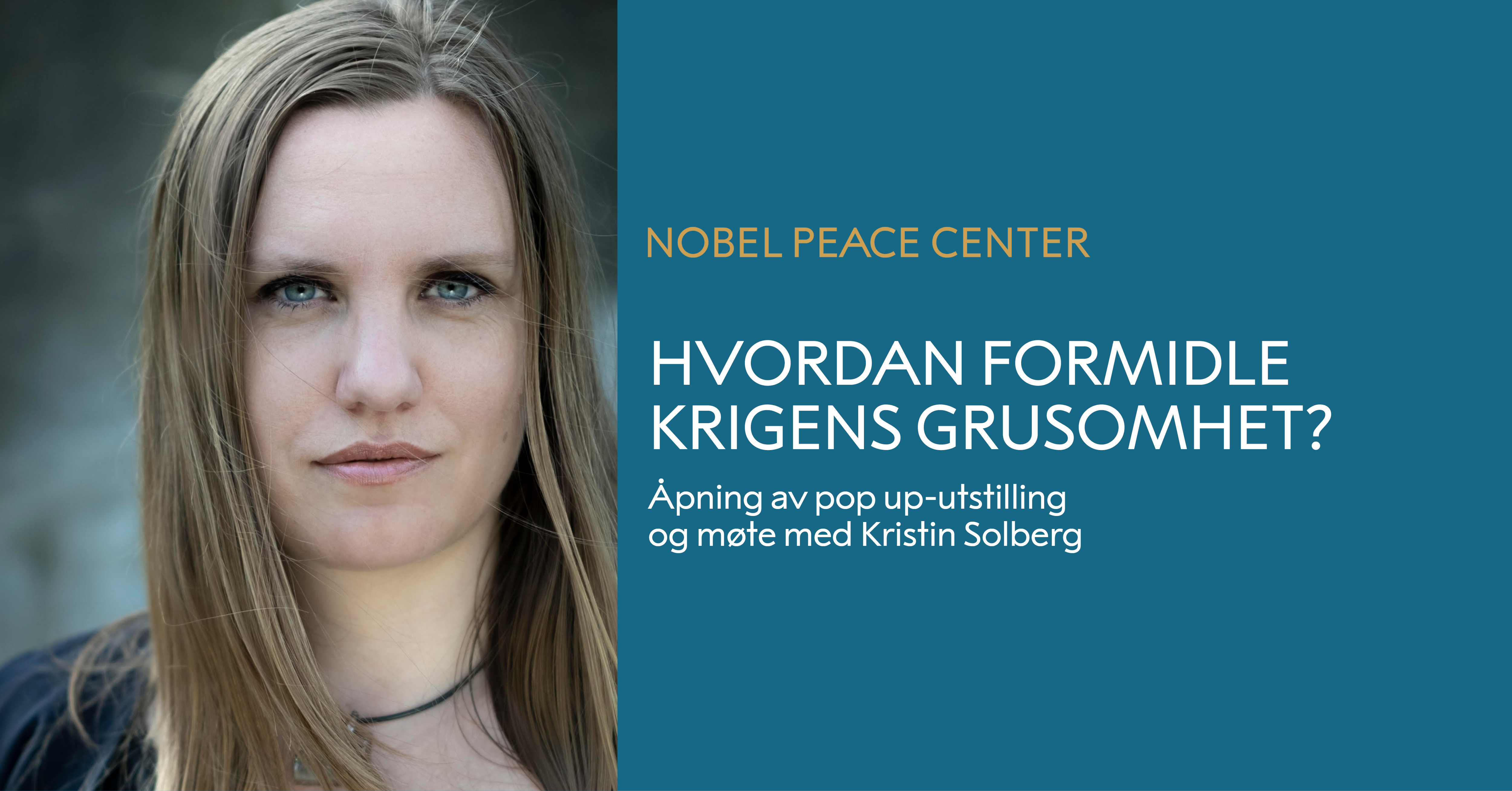 Åpning av popup-utstilling og samtale med Kristin Solberg | Nobels ...