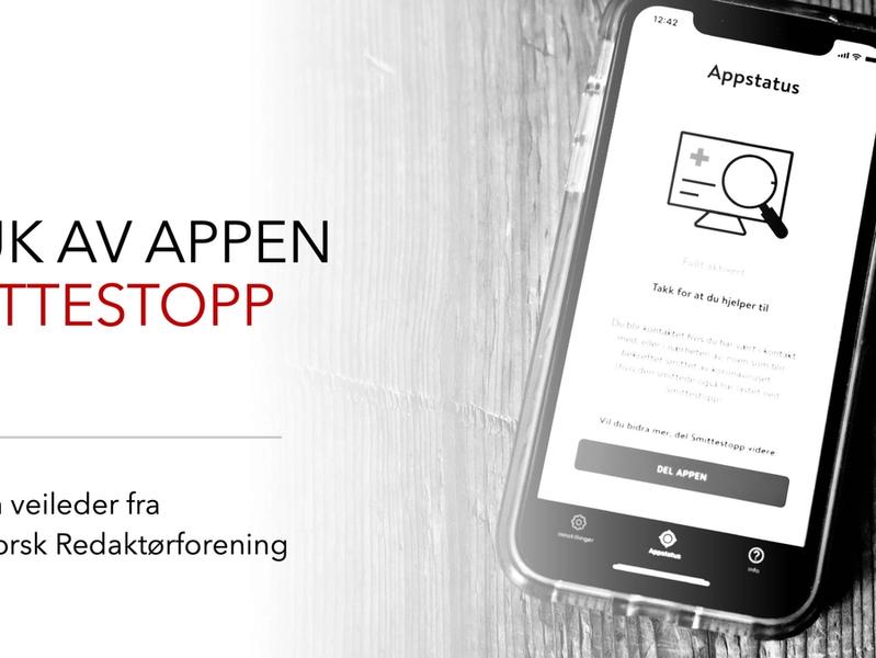 Her er NRs veileder om bruk av appen Smittestopp | Norsk Redaktørforening