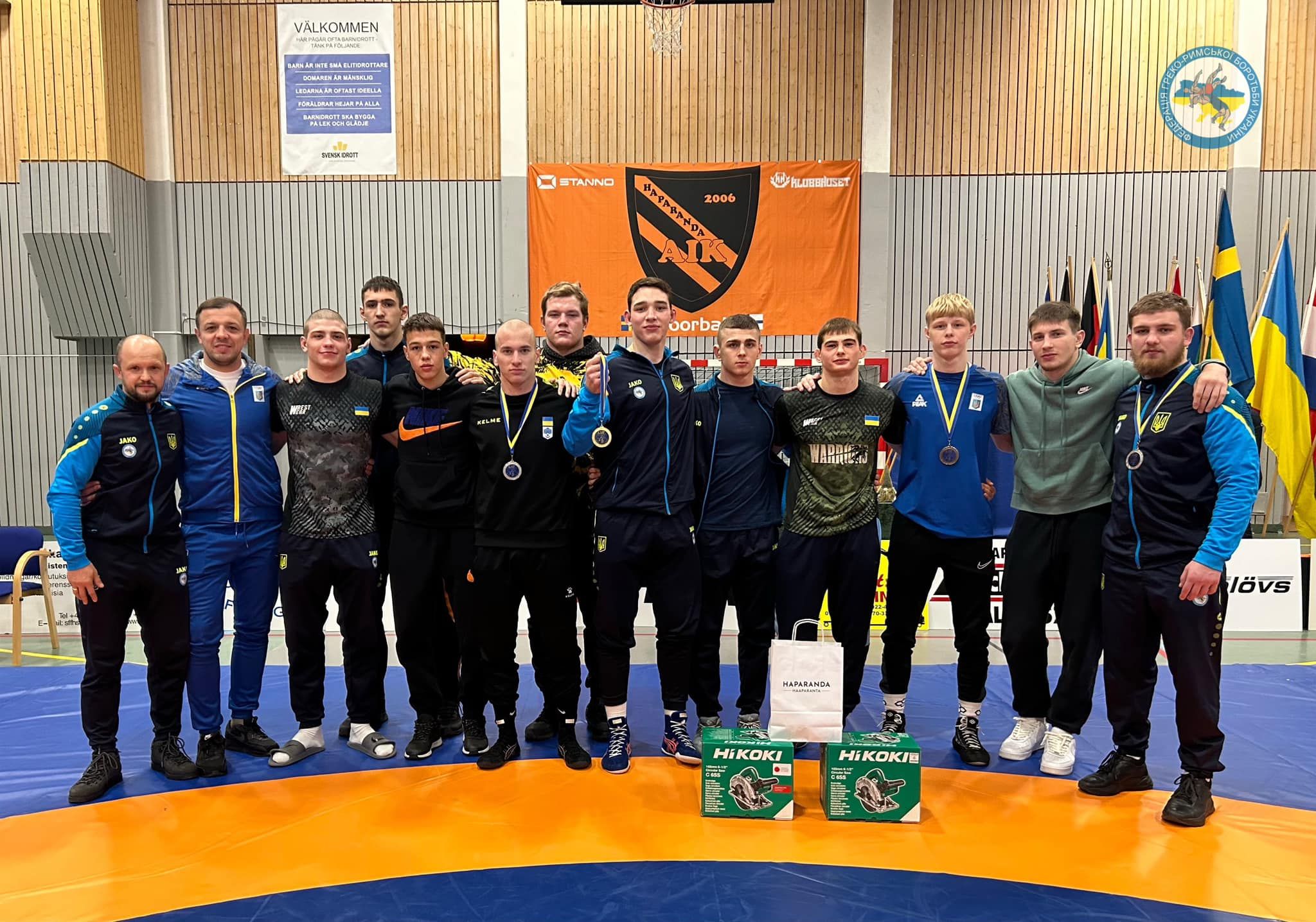 Гідний виступ молодіжної збірної України на UWW Cup Haparanda 2024