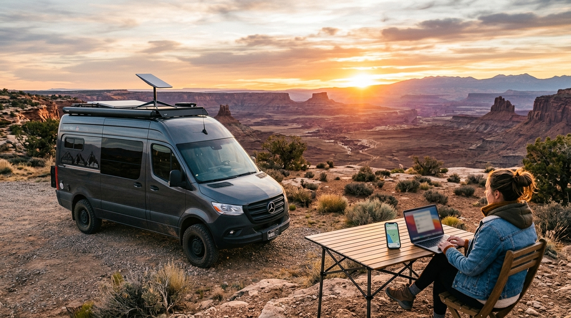 Best Internet for RVs, Vans, and Digital Nomads in 2026 | DeltaThree