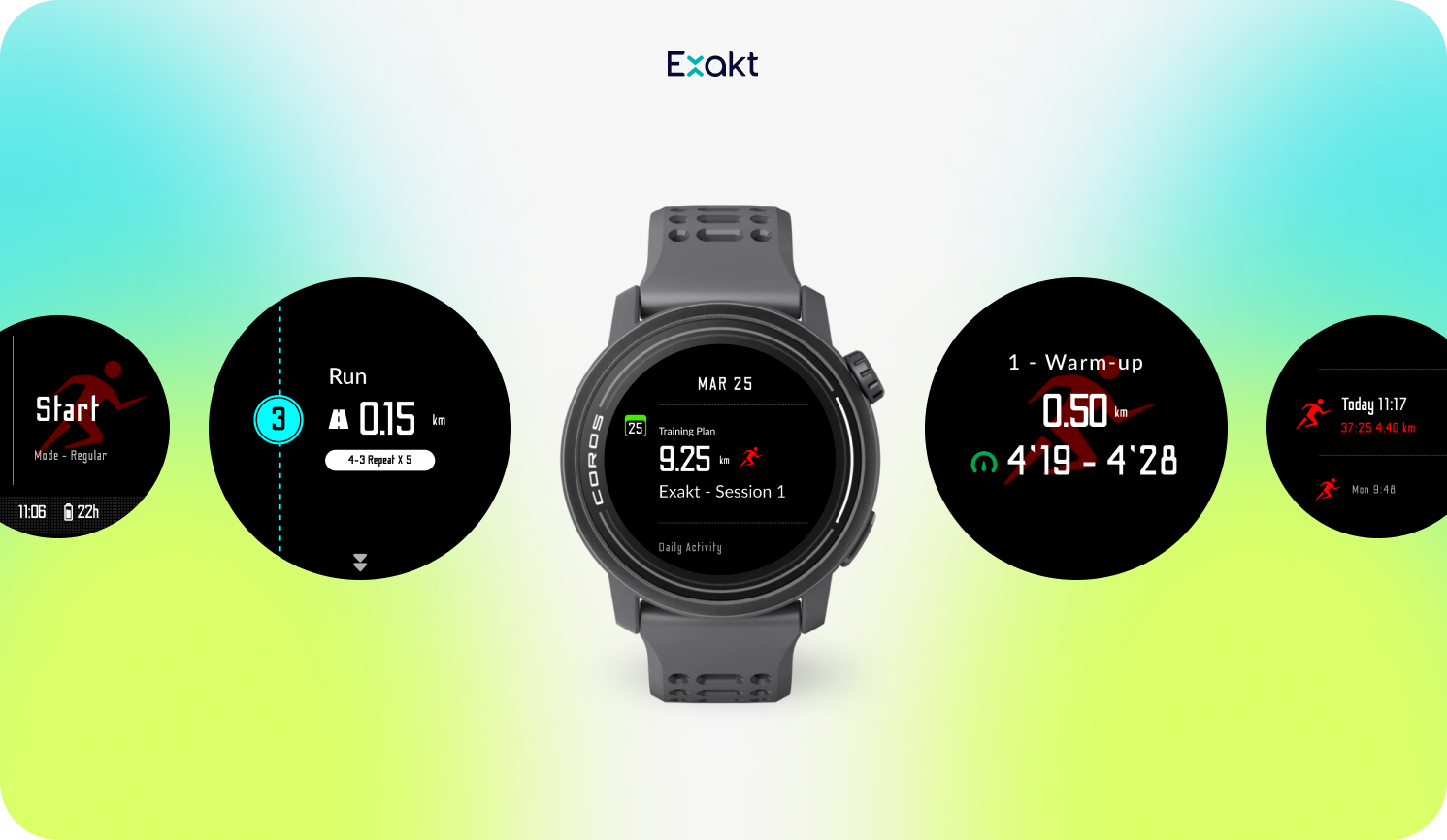 Using your COROS with Exakt and getting the most out of it