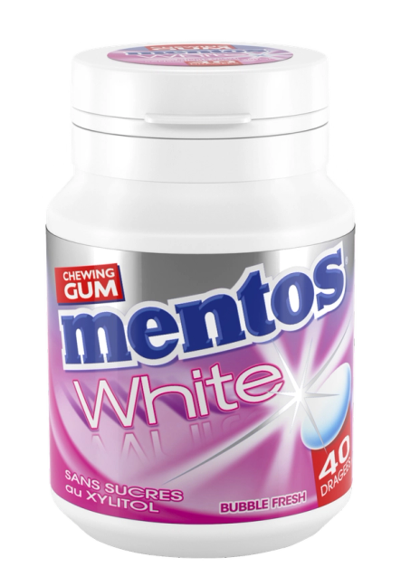 Mentos White Bubble Fresh | Mentos France