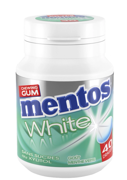 Mentos White Menthe Verte | Mentos France
