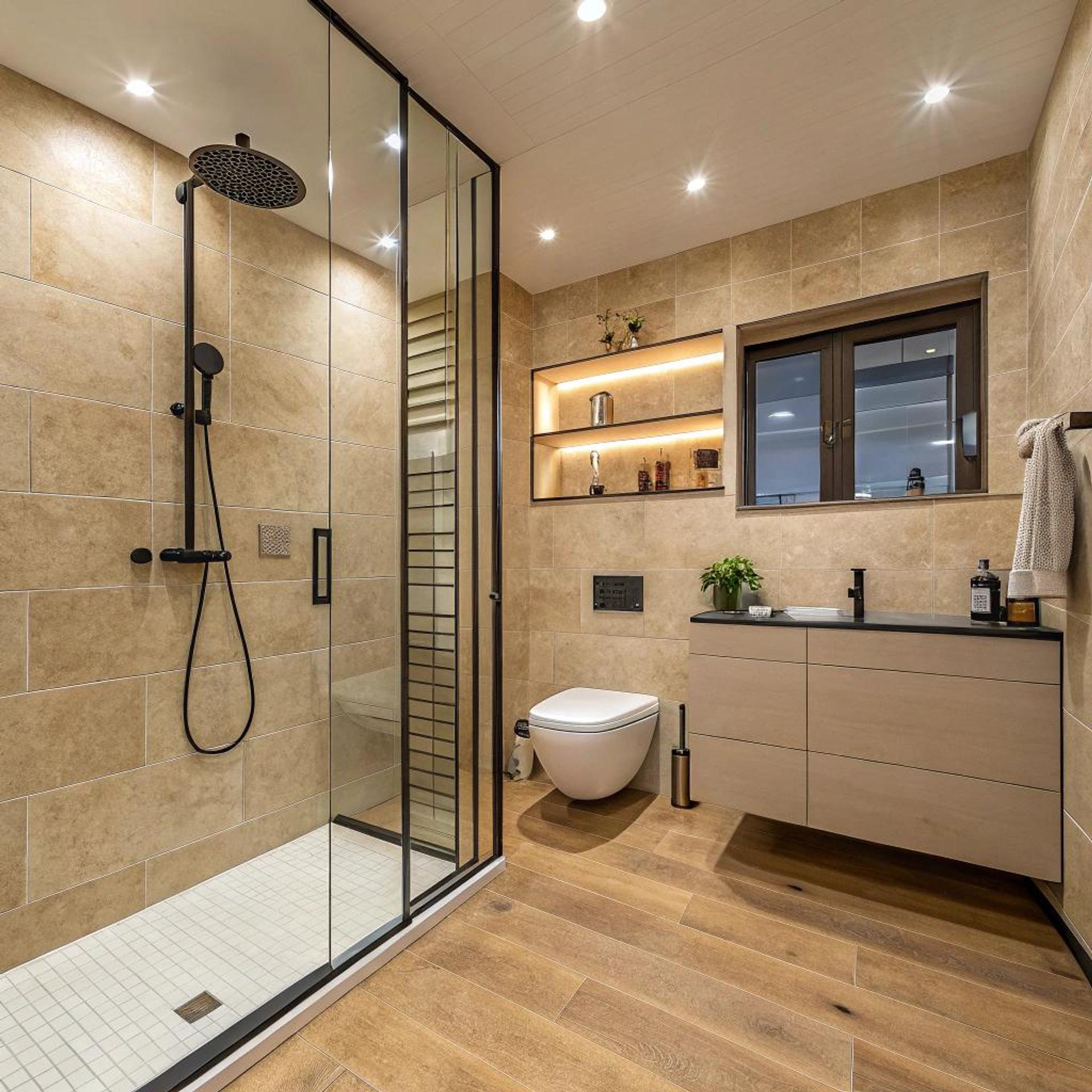 30 inspirerende inloopdouche-ideeën voor een kleine badkamer