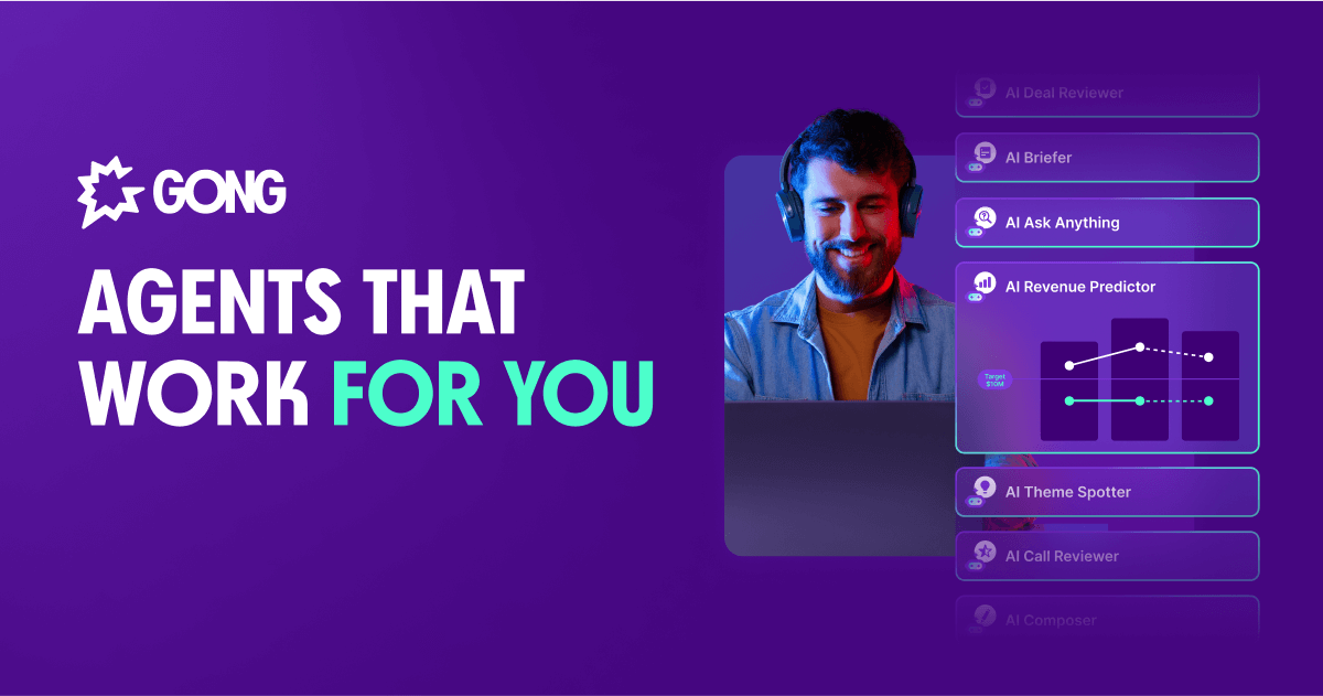AI Agents for Revenue Teams | Gong Agents (Automate Workflows & Insights)