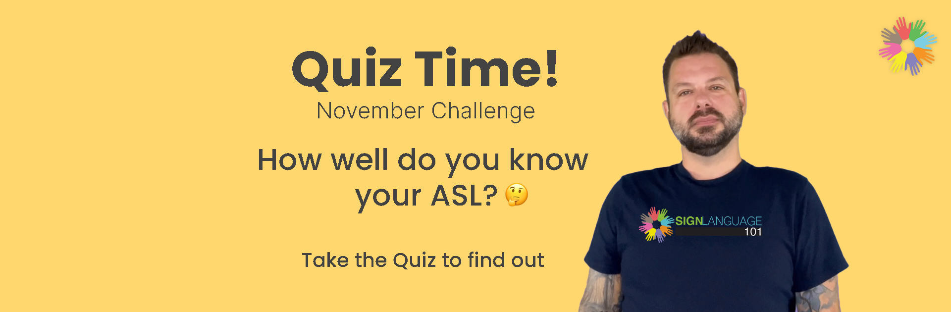 Fall into ASL! - November Sign Language Quiz