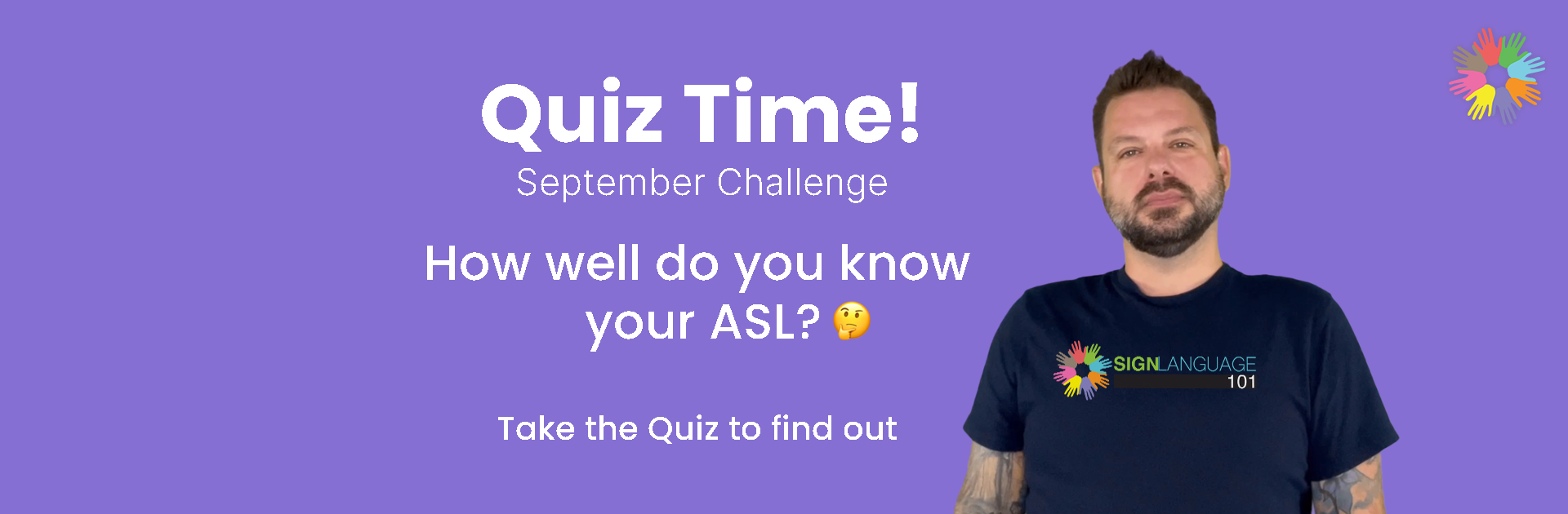 Test Your ASL Skills! - September Challenge