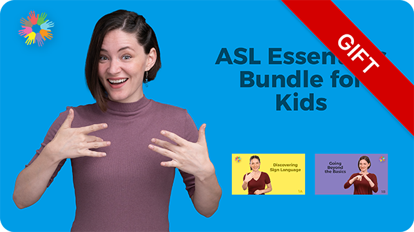 Unique Kids Gift: ASL Essentials Bundle | Ages 5-12