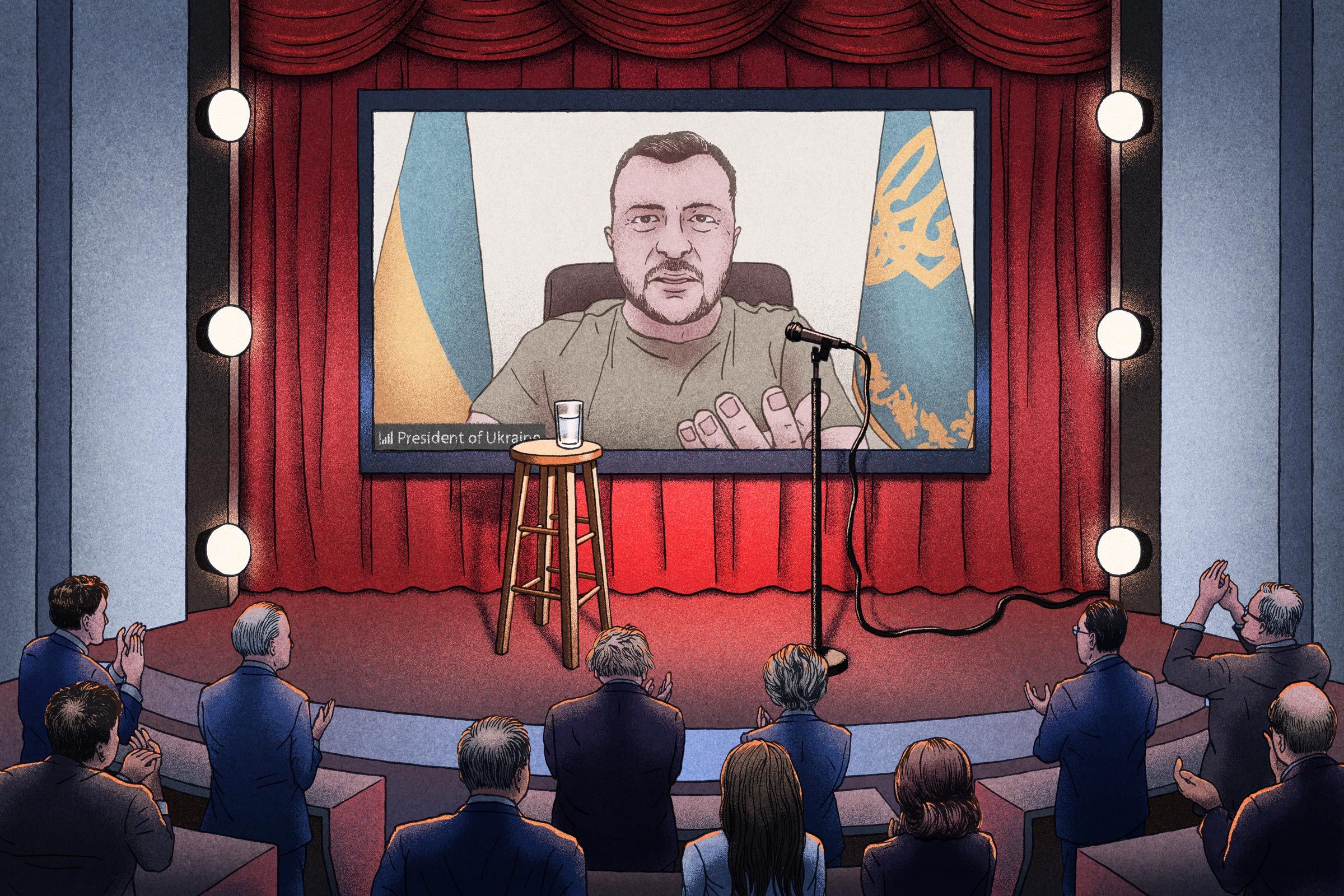 “Is this thing working?”: How Zelensky borrowed from comedy to capture ...