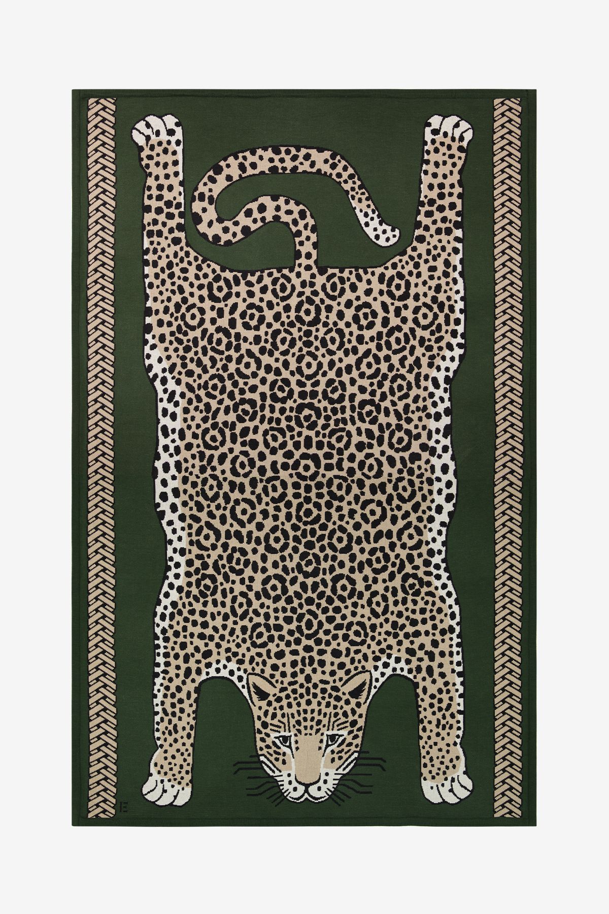 Blanket 130 - Leopard - Blue — Inoui Editions