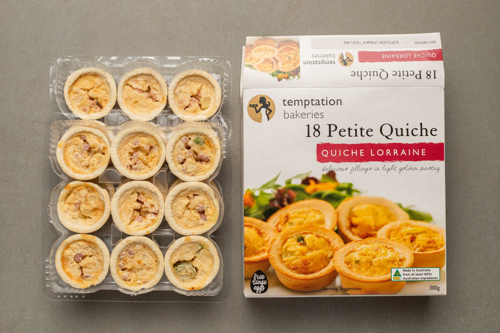 Air Fryer Frozen Mini Quiches · Air Fryer Time