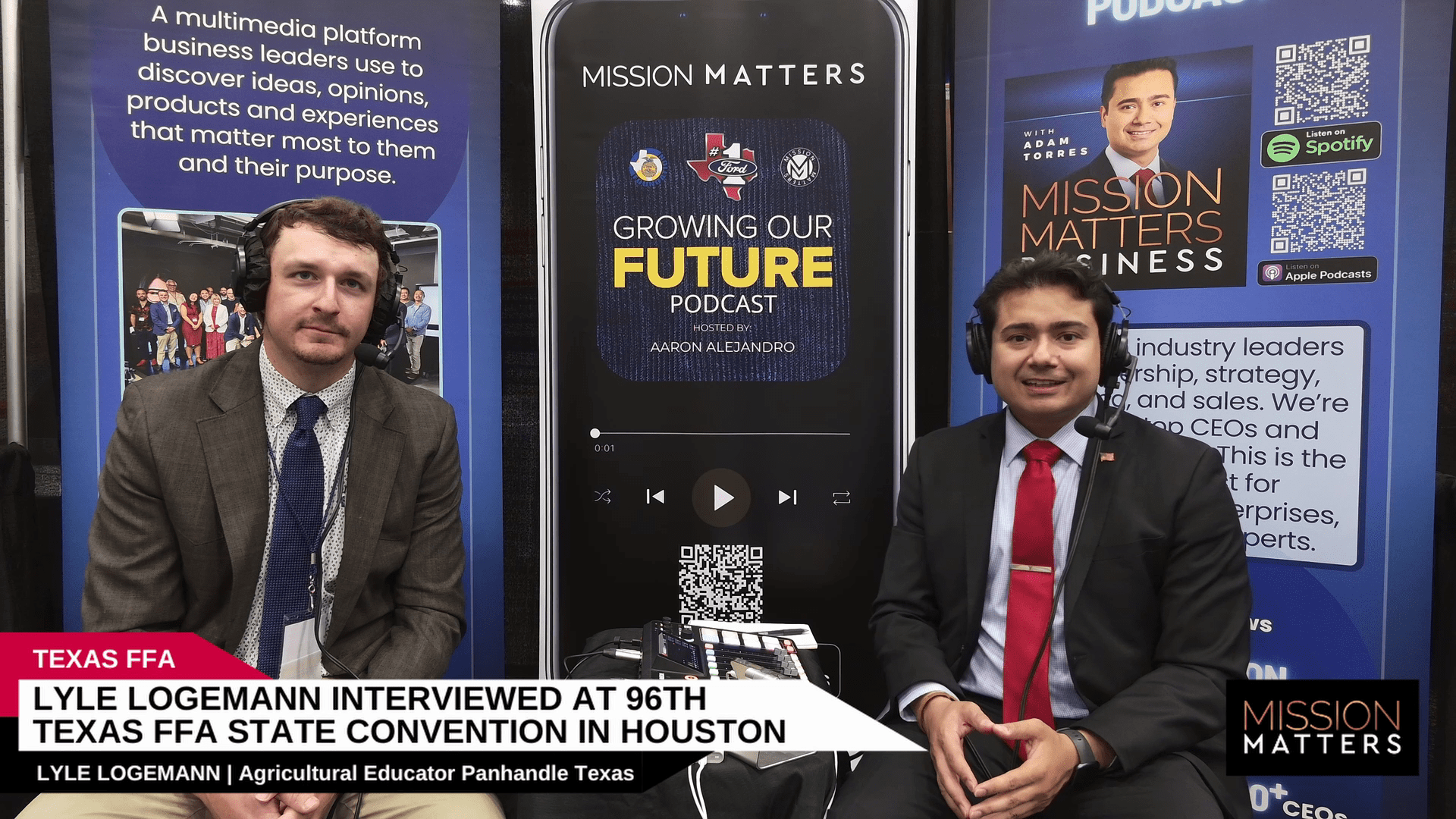 Lyle Logemann Interviewed at 96th Texas FFA State Convention in Housto ...