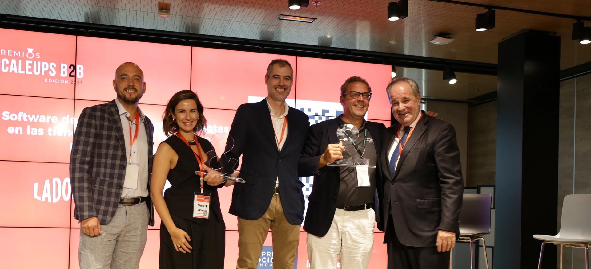 Ladorian y BP reciben el premio ScaleupsB2B en "Proyecto con Mayor Impacto en Ventas" | Ladorian