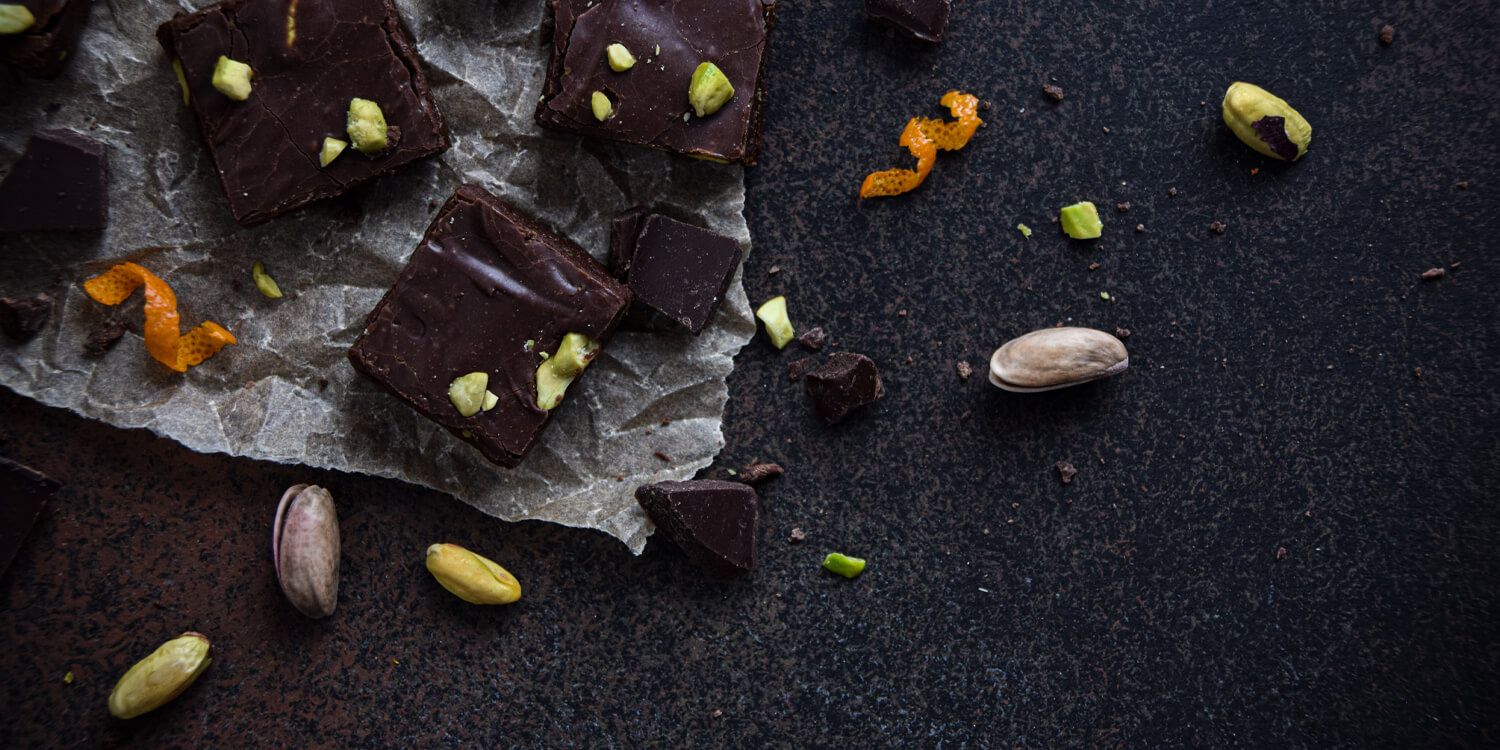 Chocolate orange fudge with pistachios | PoLa Baker - Sweet Artist ...