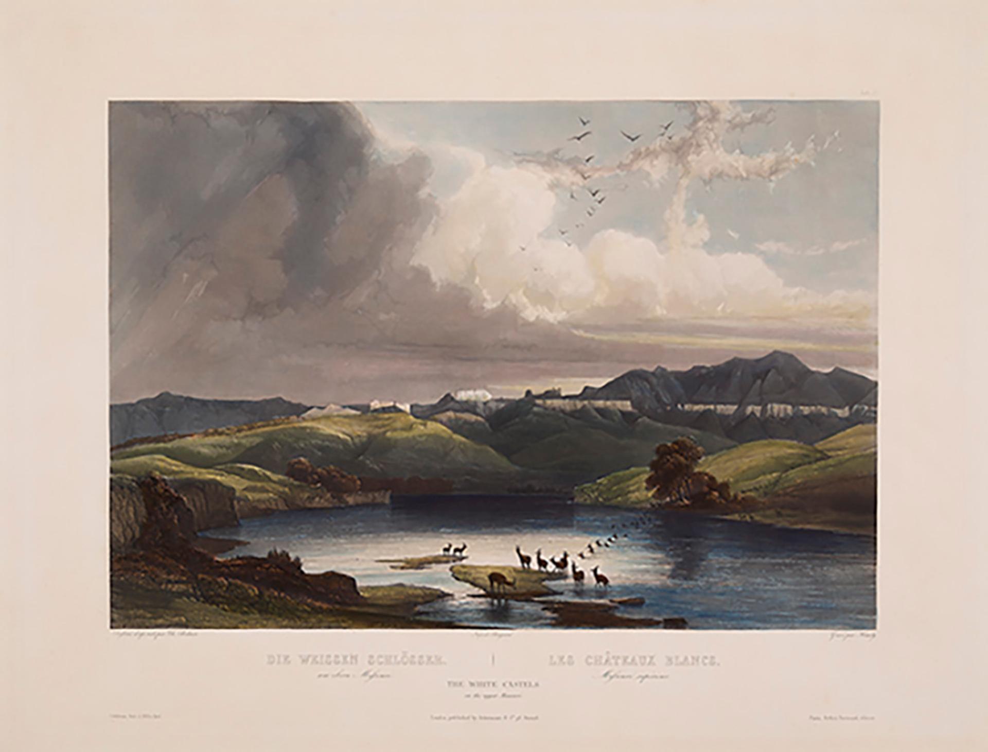 Karl Bodmer - The White Castles on the upper Missouri Karl Bodmer