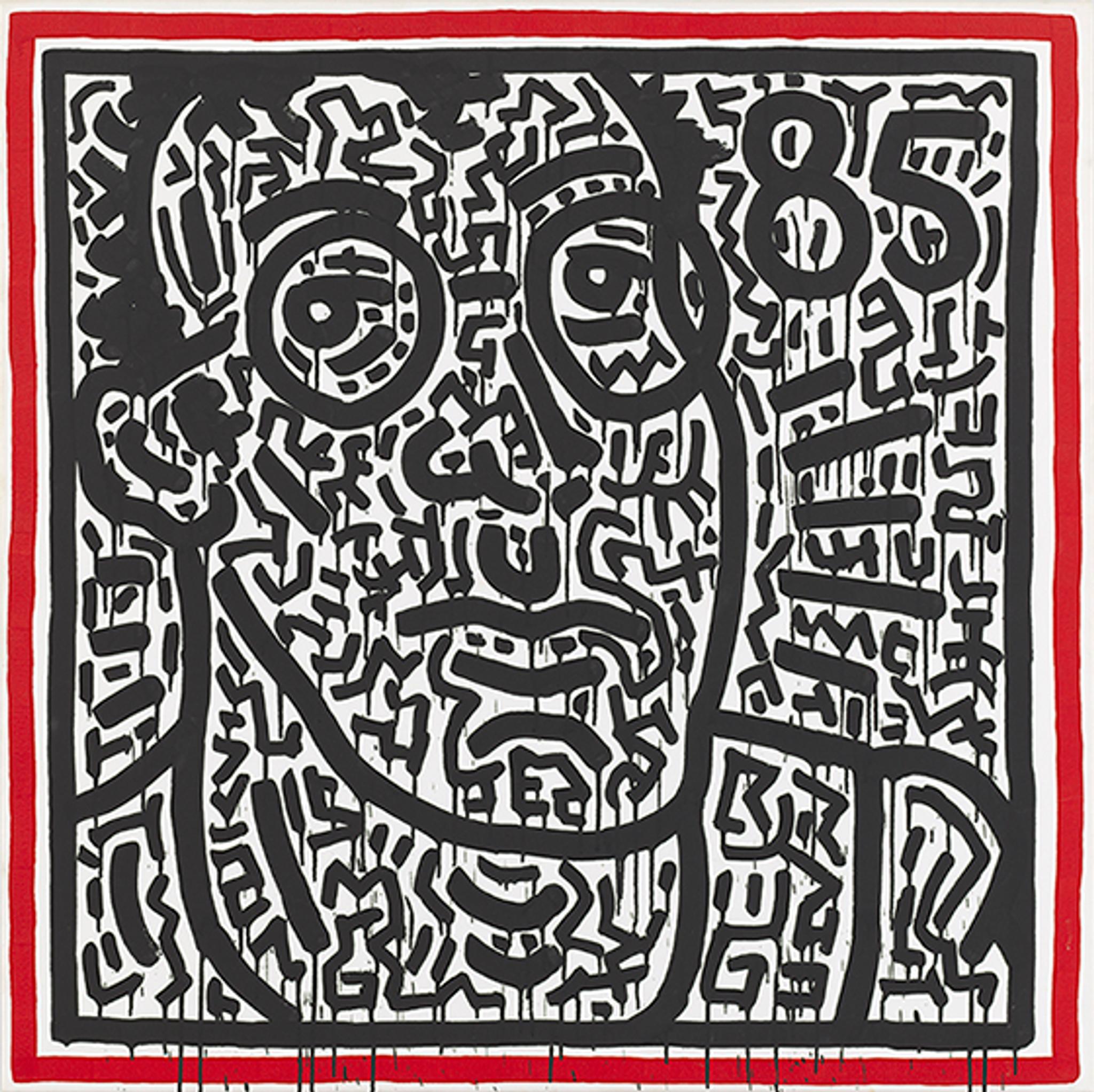 Keith Haring - Self Portrait