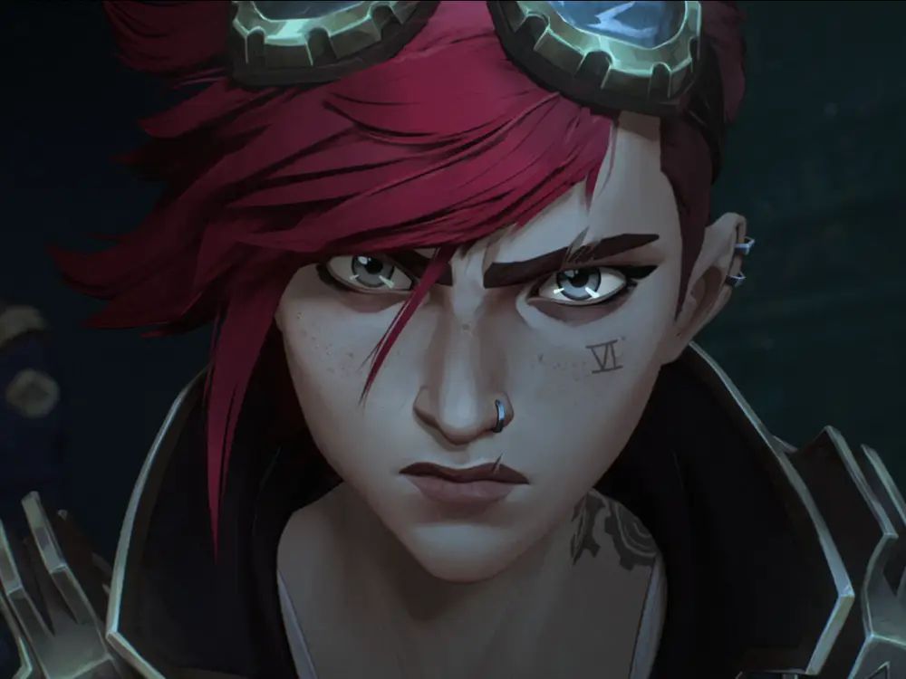 Vi: The Fearless Enforcer from Arcane and League of Legends