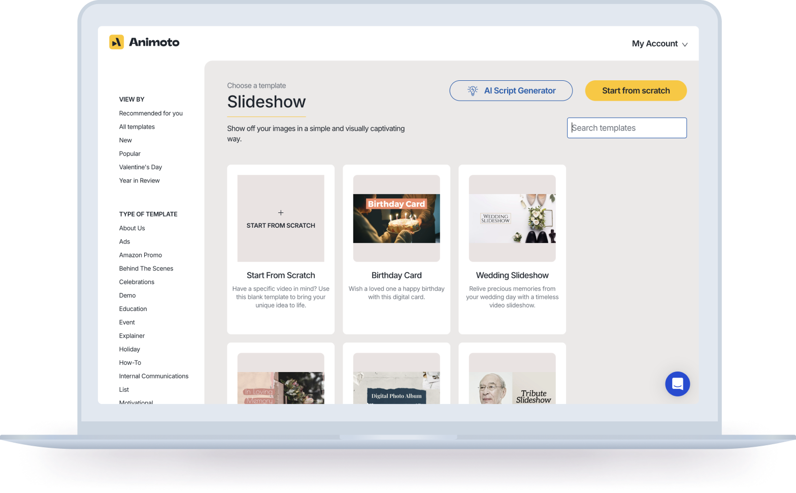 Free Slideshow Video Maker | Slideshow Maker with Music - Animoto