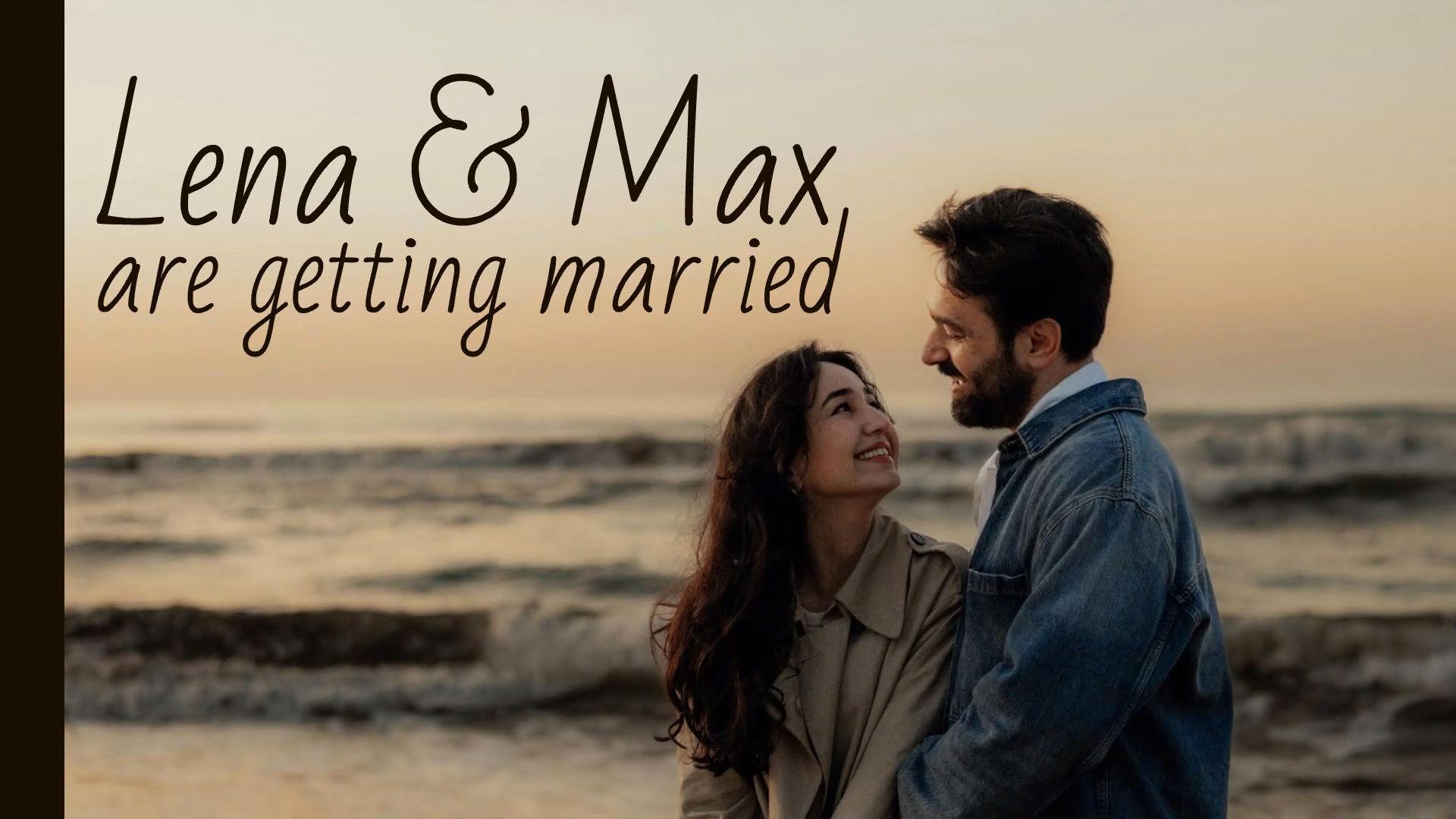 Modern Wedding Invitation - Animoto