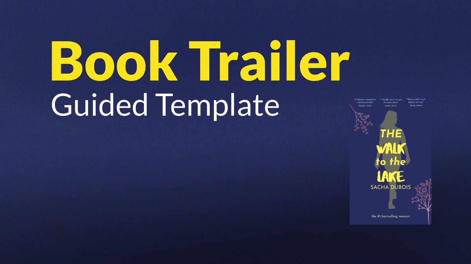 Book Trailer (Guided Template) - Animoto