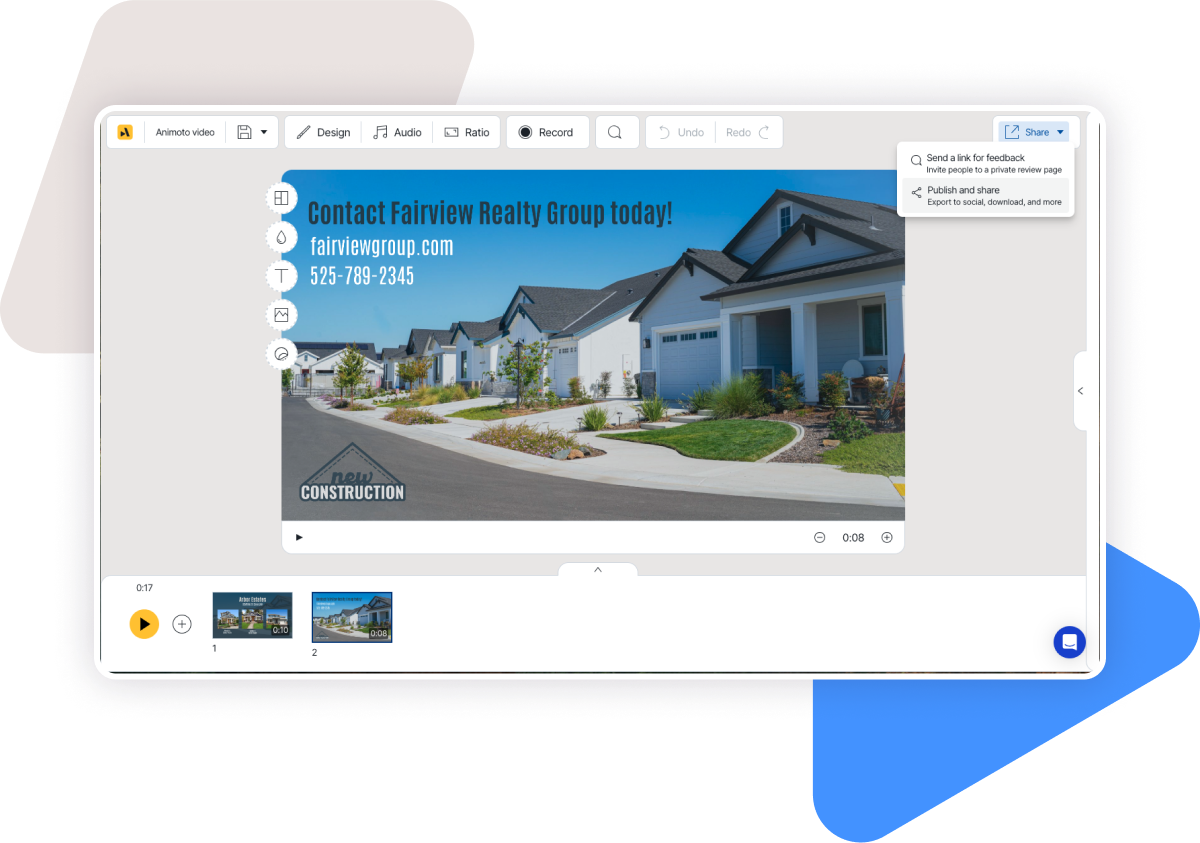 Easy Real Estate Video Editor with Templates - Animoto