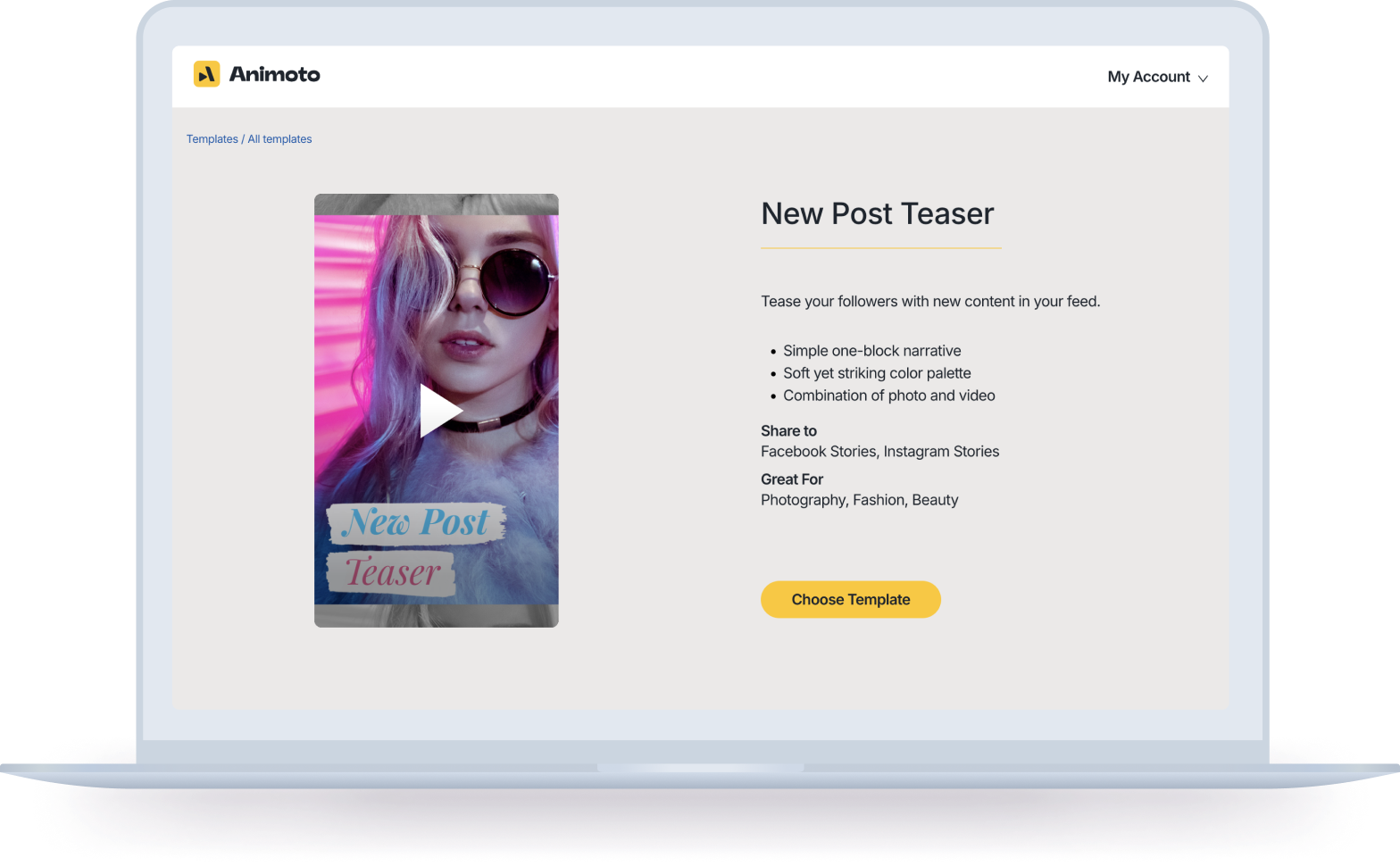 Instagram Reel Maker | Create Stunning Reels Online - Animoto