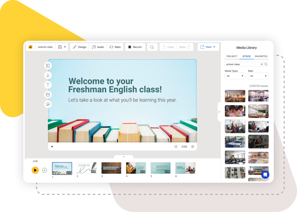 Classroom Video Maker | Make Videos for School Free - Animoto