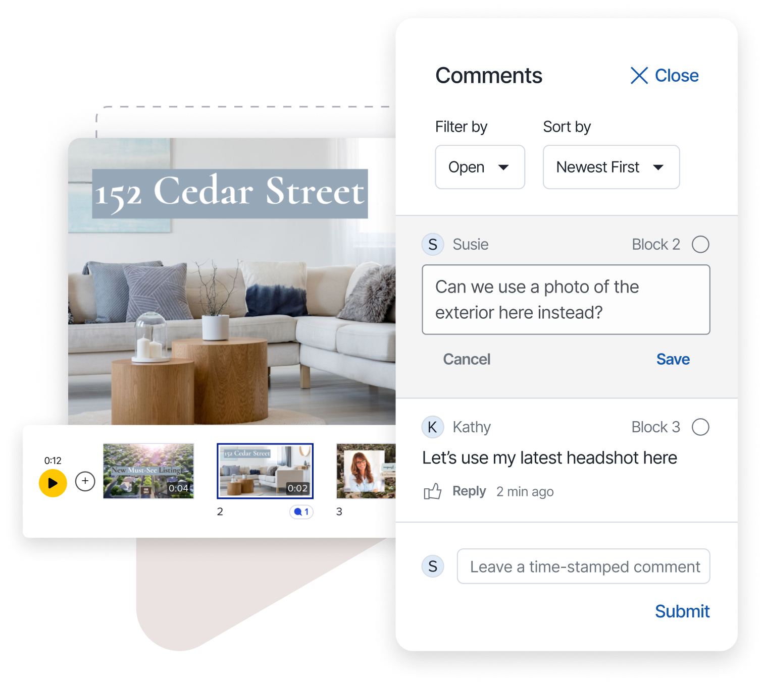 Video Commenting Tool | Time-stamped Video Feedback - Animoto