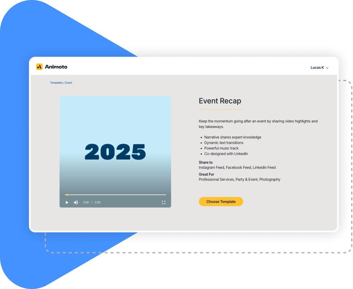 Free Event Video Maker | Make Event Recaps & Invitations - Animoto