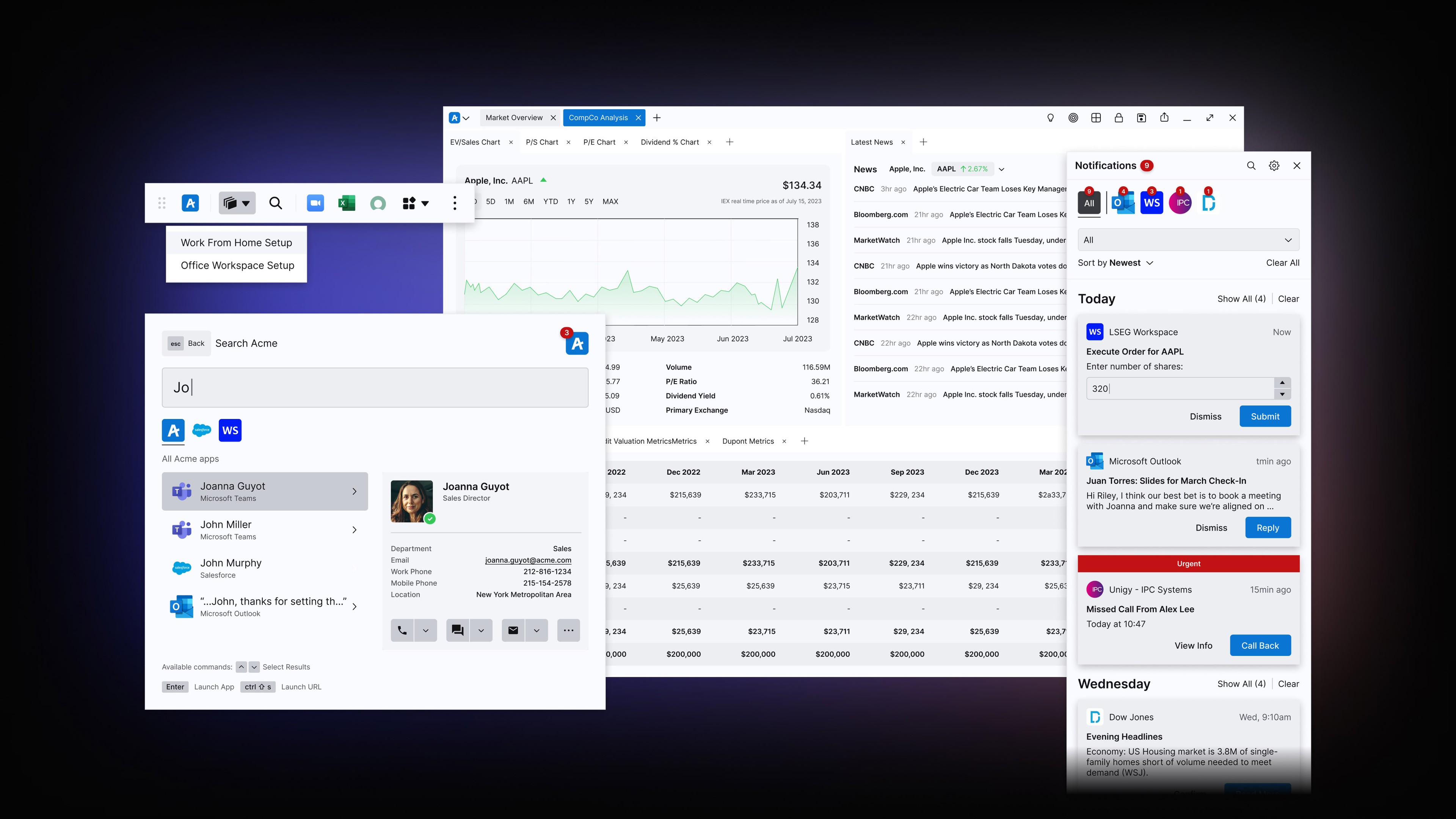 OpenFin - Unified Workspace for Enterprise Productivity