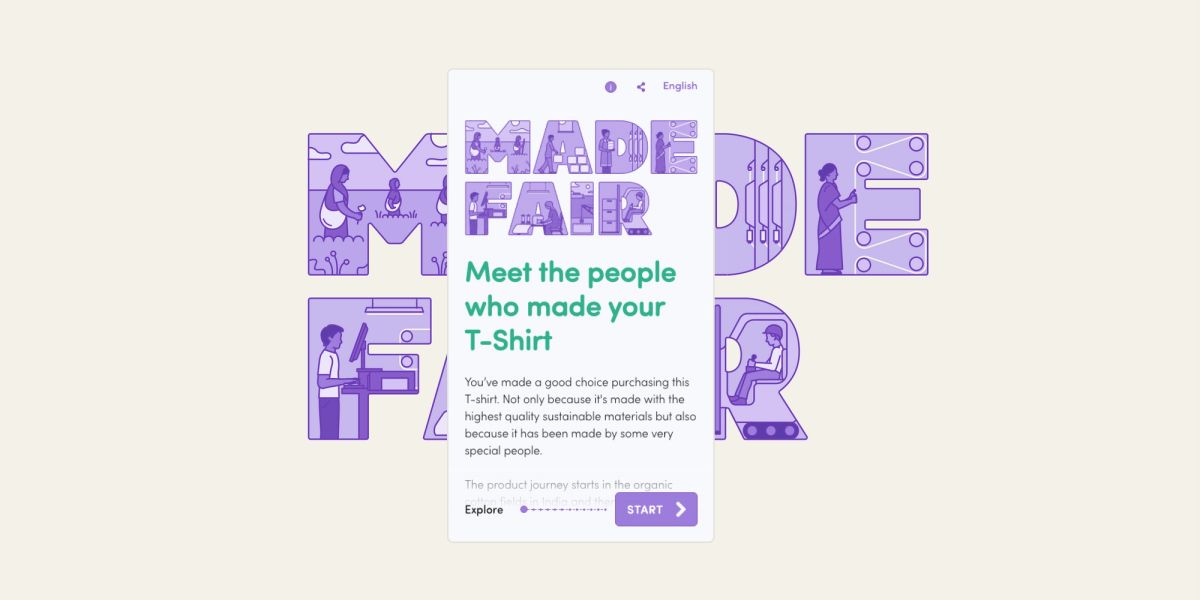 'Made Fair' Garment Tracker - Function & Form