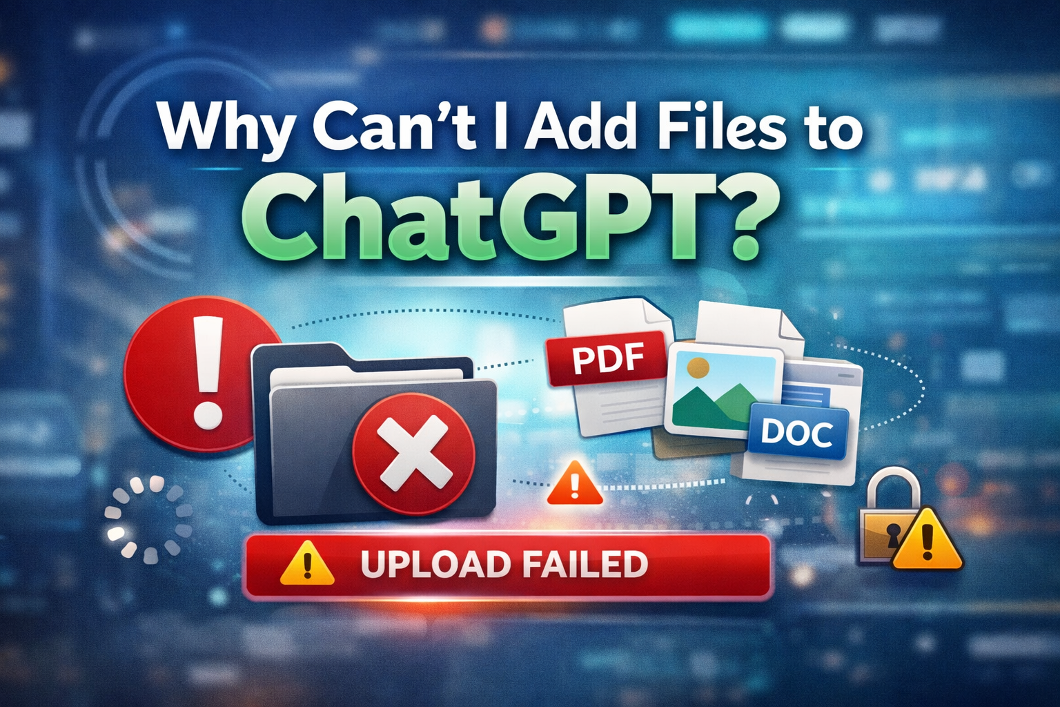 Why Can't I Add Files to Chatgpt? (Solved)
