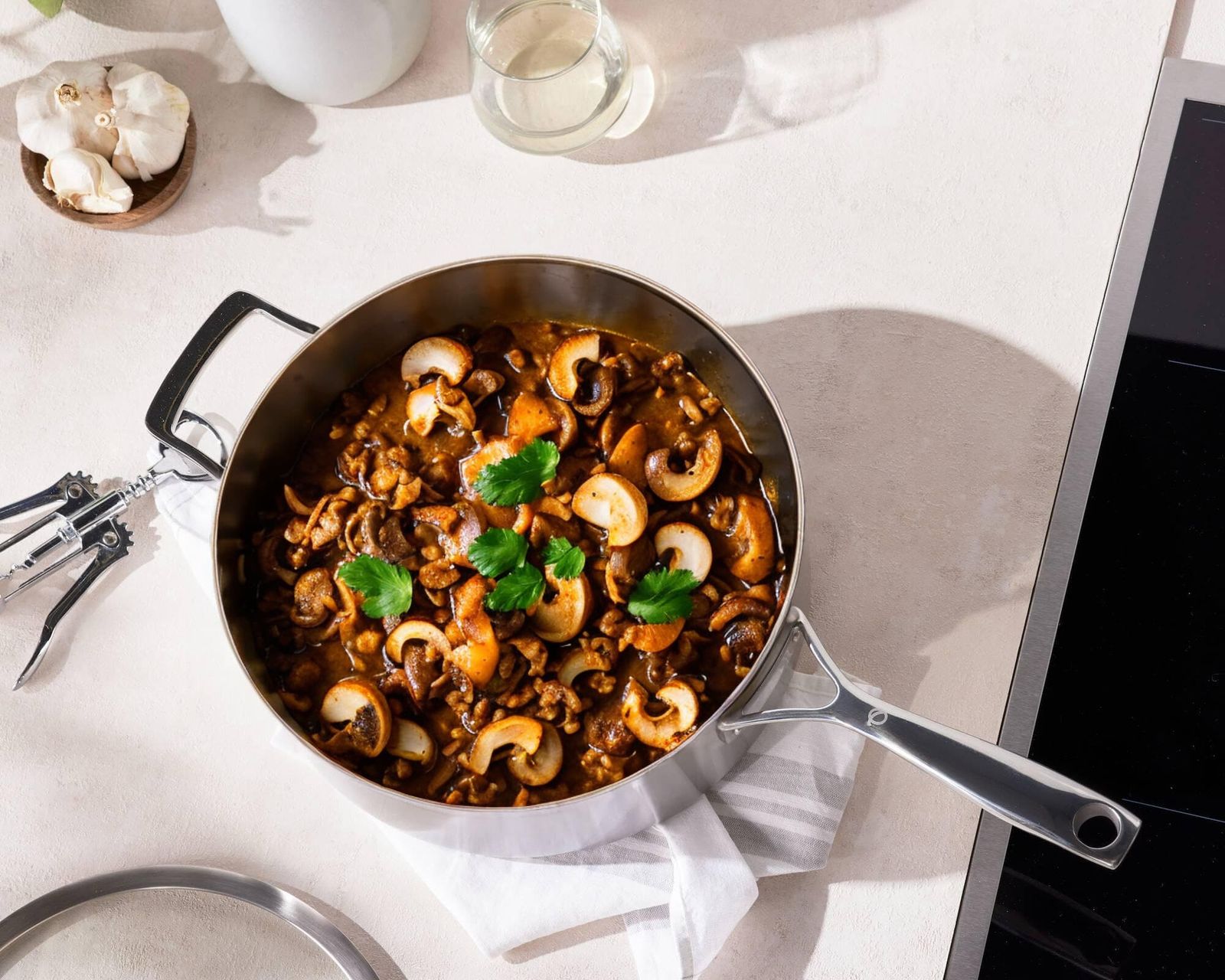 Pilz-Gulasch › Koche mit Olavson