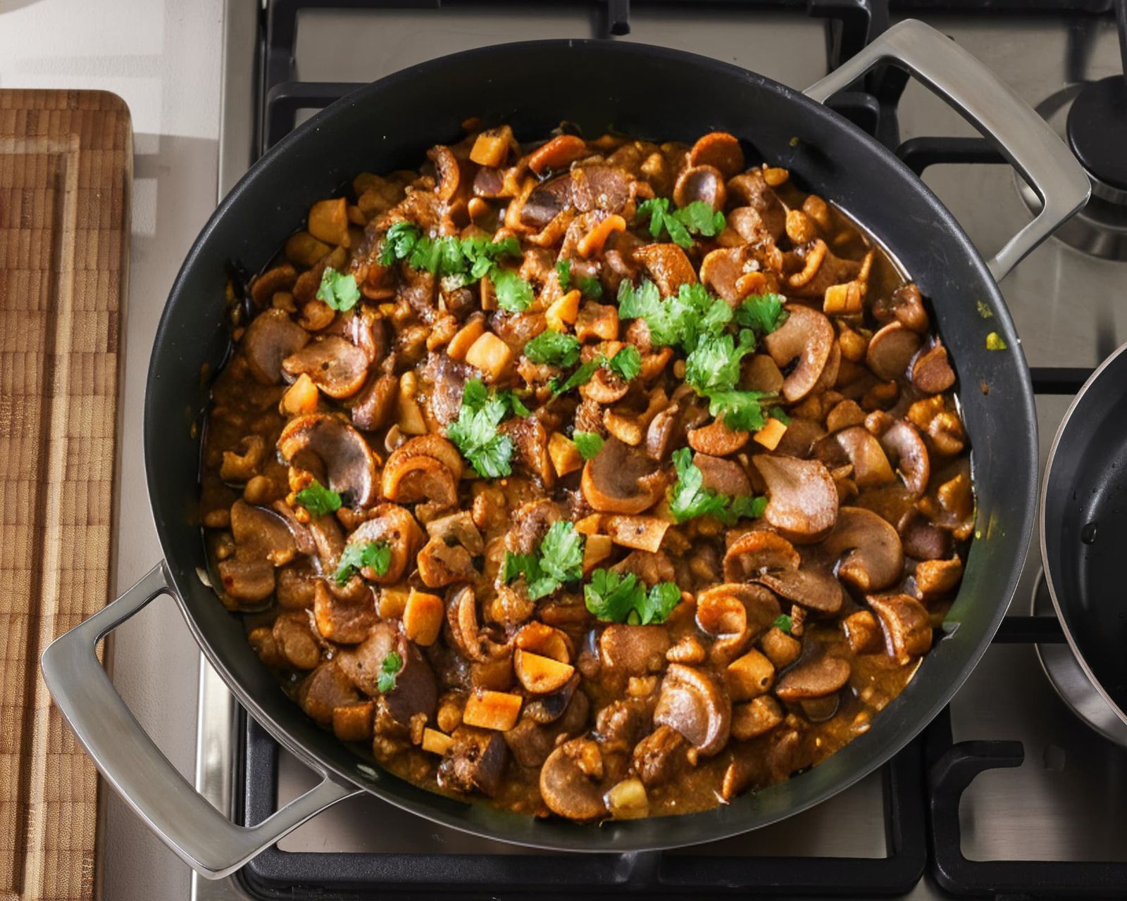 Pilzgulasch › Koche mit Olavson