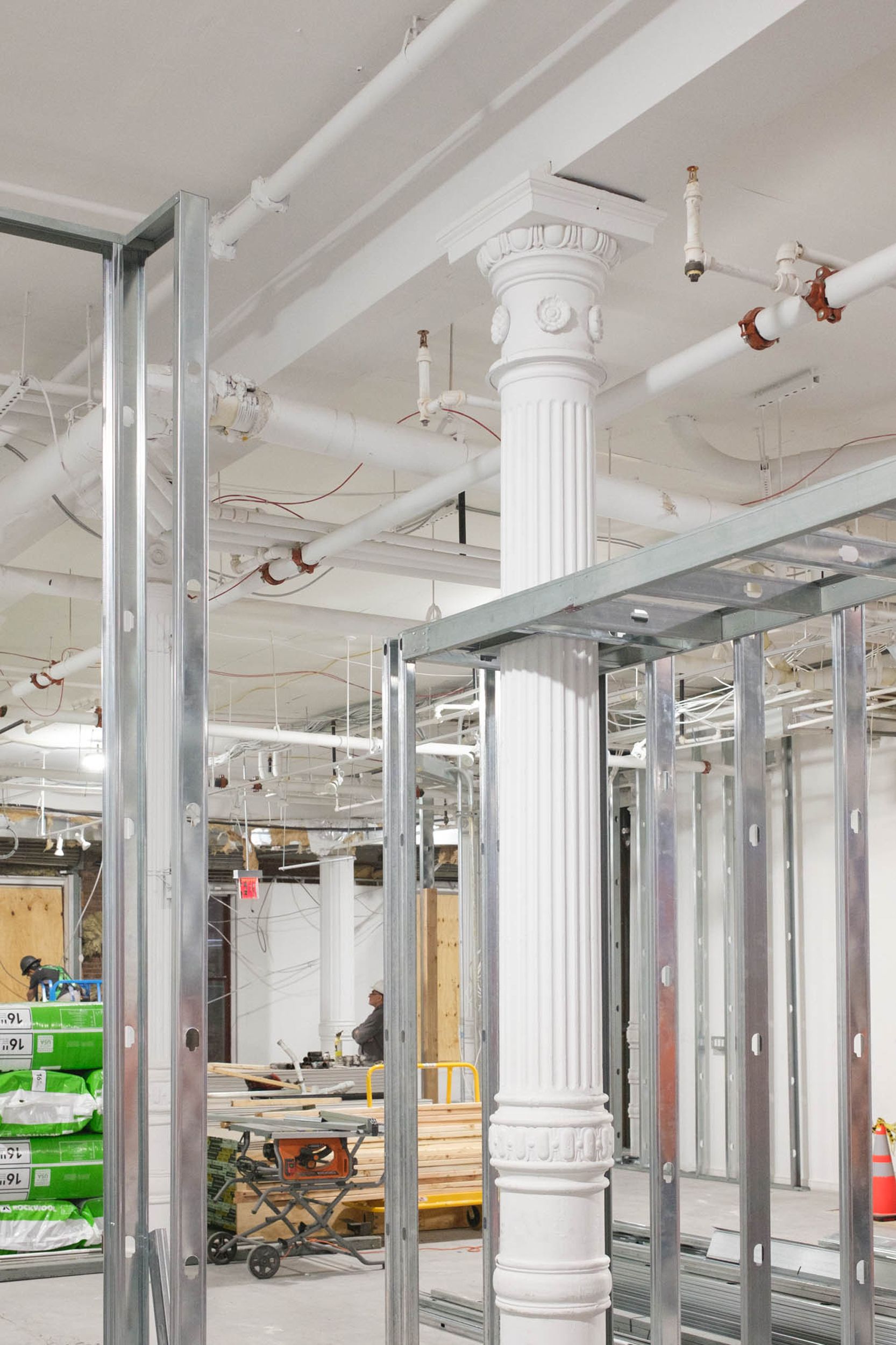 Overhead Architecture - Tribeca Gallery – In Process