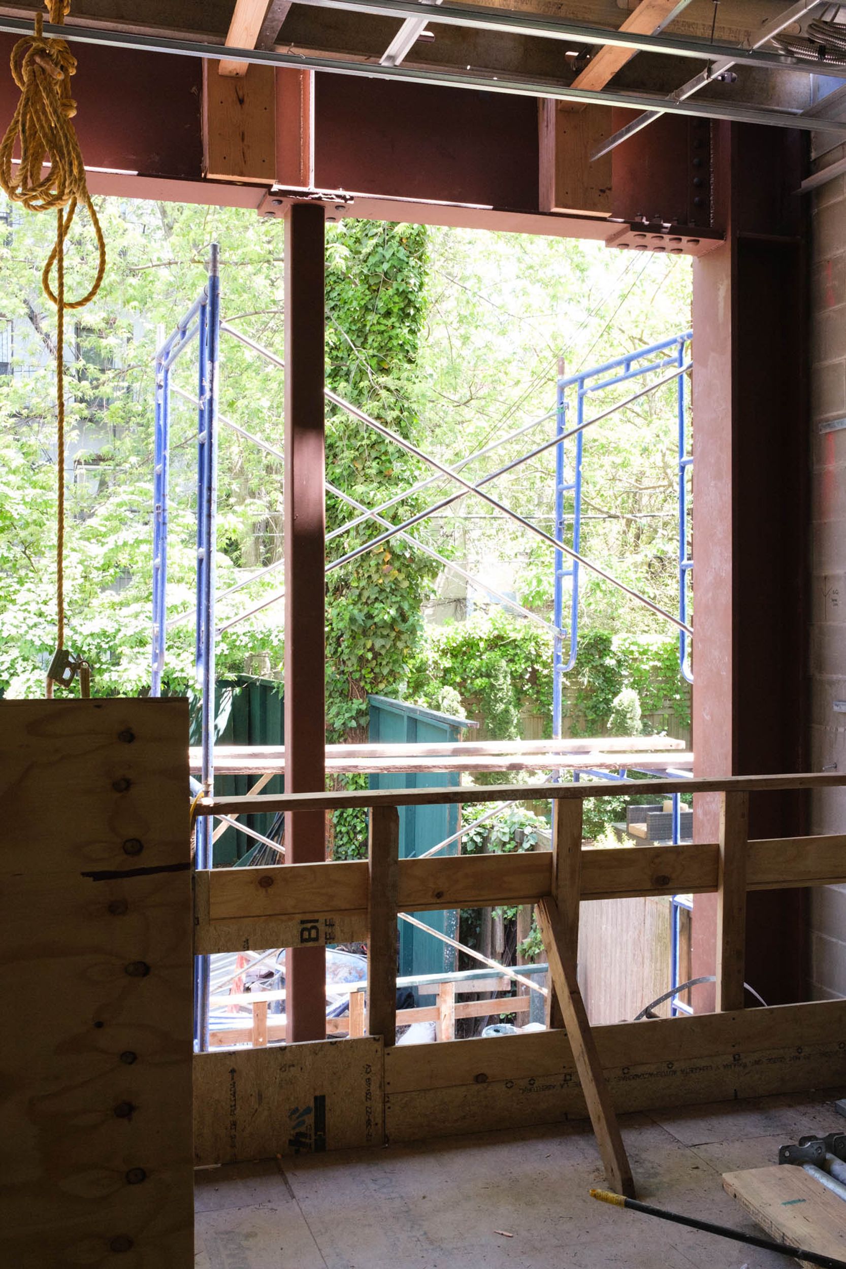 Overhead Architecture - Cobble Hill Residence – In Process