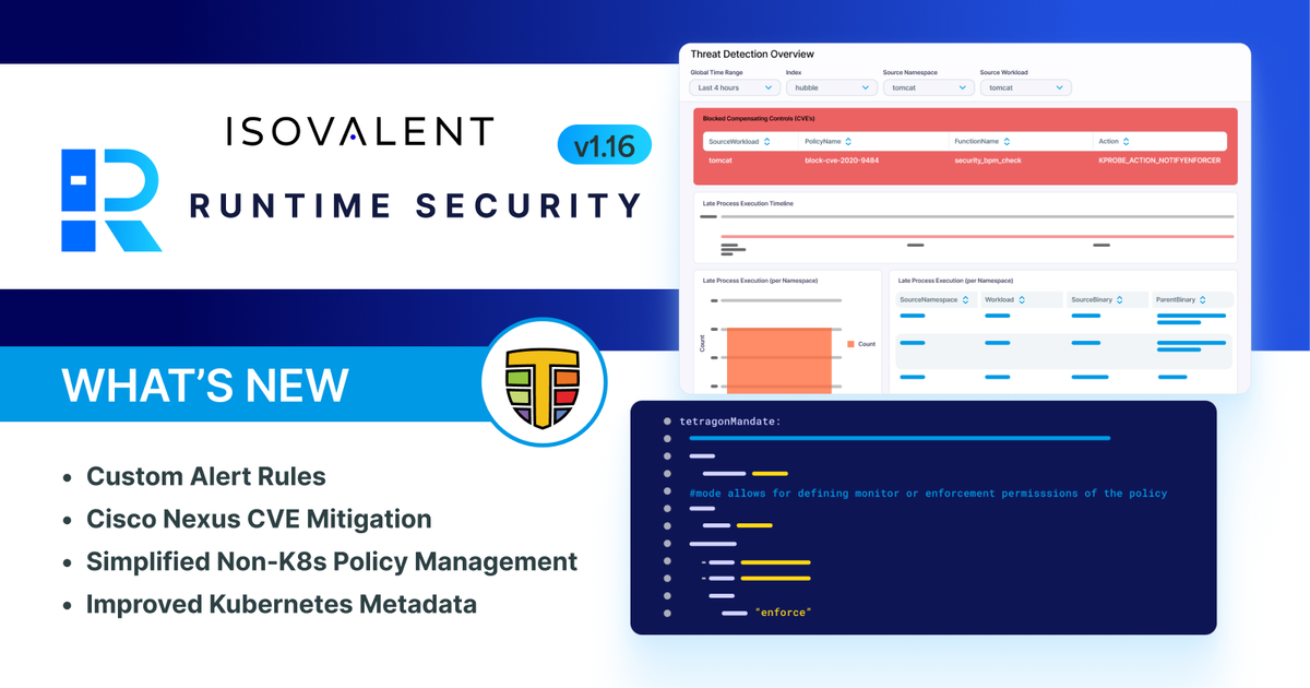 Isovalent Runtime Security Unifies Policy Management, Threat Detection, and Cisco Nexus ...