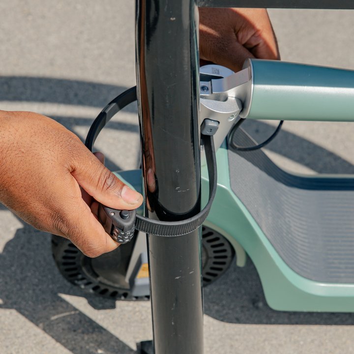 Secure your ride with the Unagi Cinch Lock