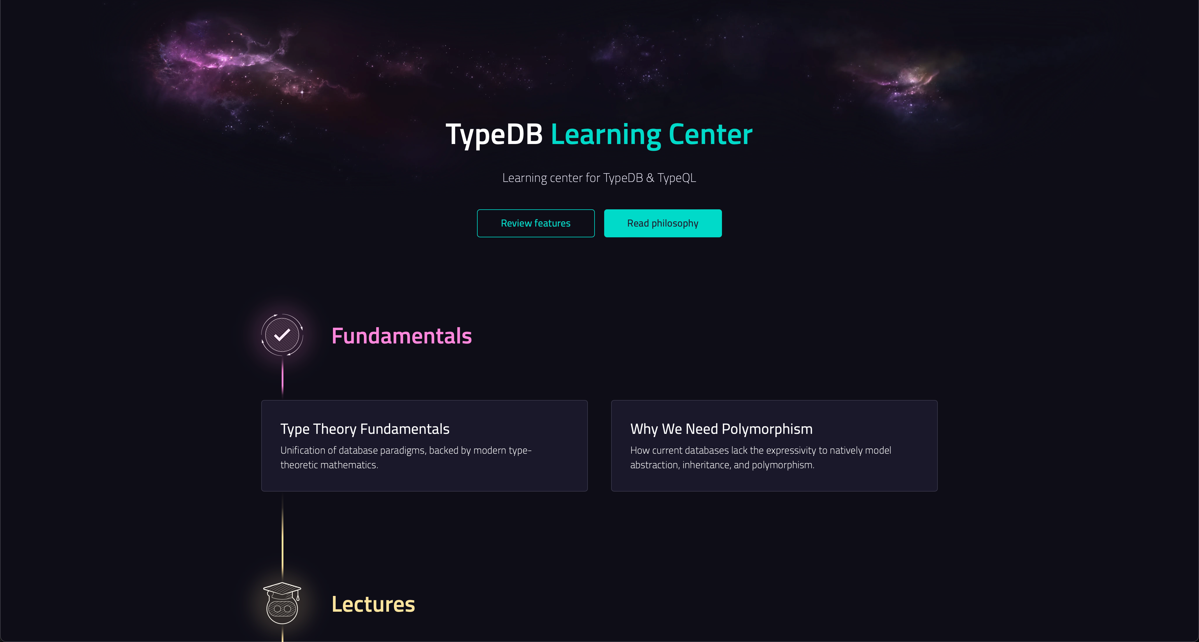 TypeDB Learning Center