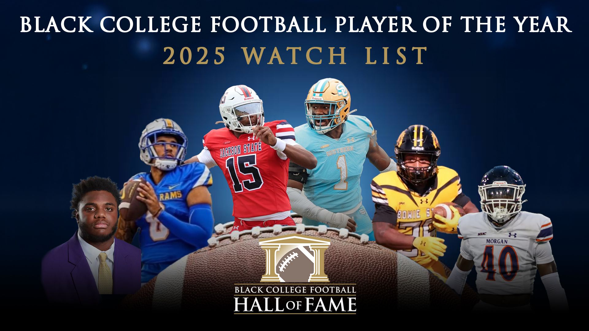 2025 Black College Football Player of the Year Watch List | Black College Football Hall Of Fame