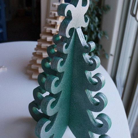 Slot Together Tree ‘B’ 12 Projects of Christmas〡Vectric