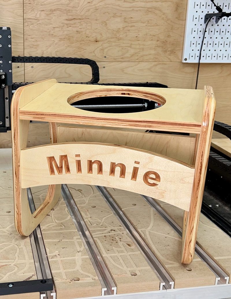 Andy Bird - Dog Feeder Stand〡Vectric