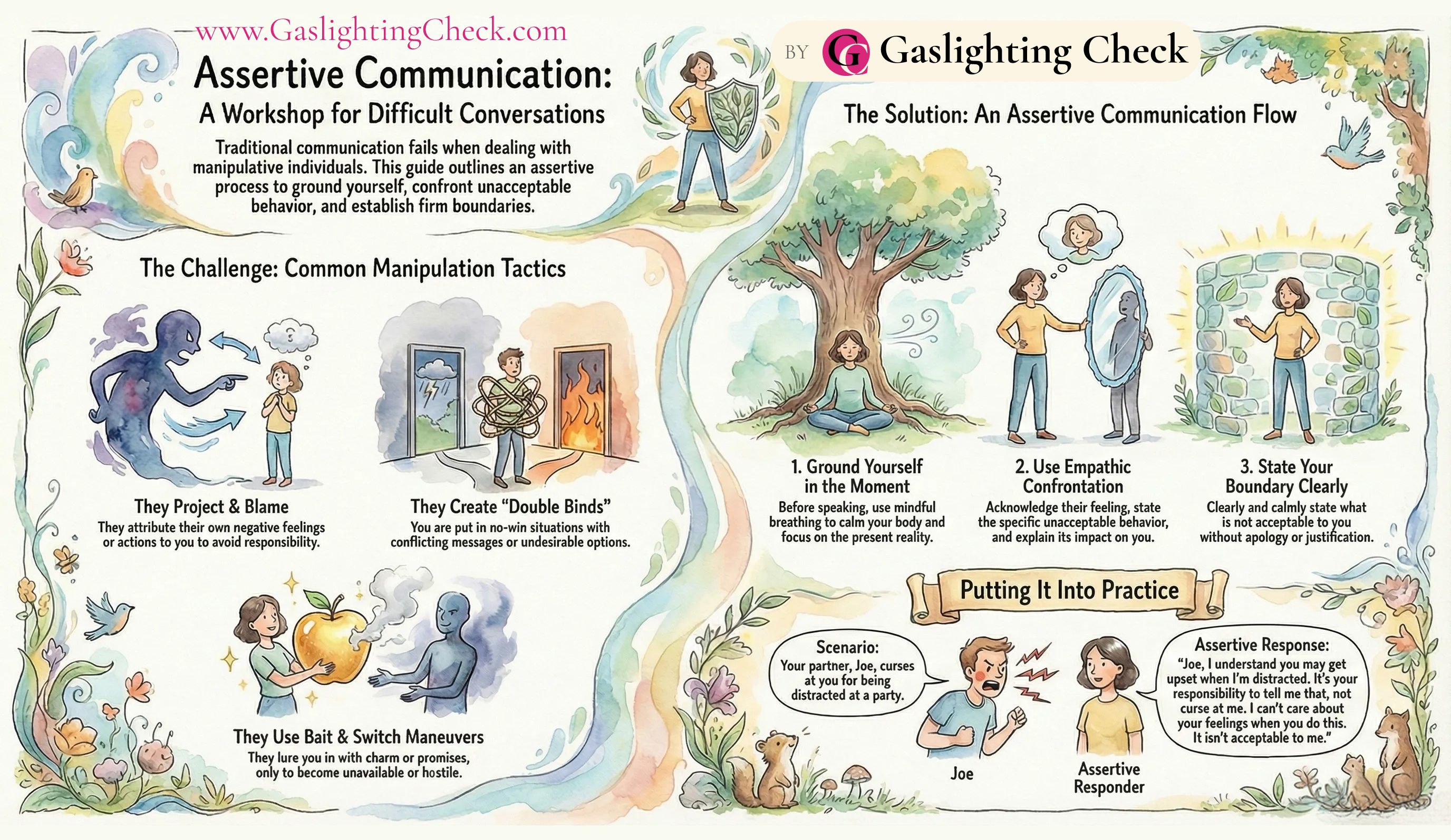 I-Statements Examples: A Workshop for Assertive Communication with ...