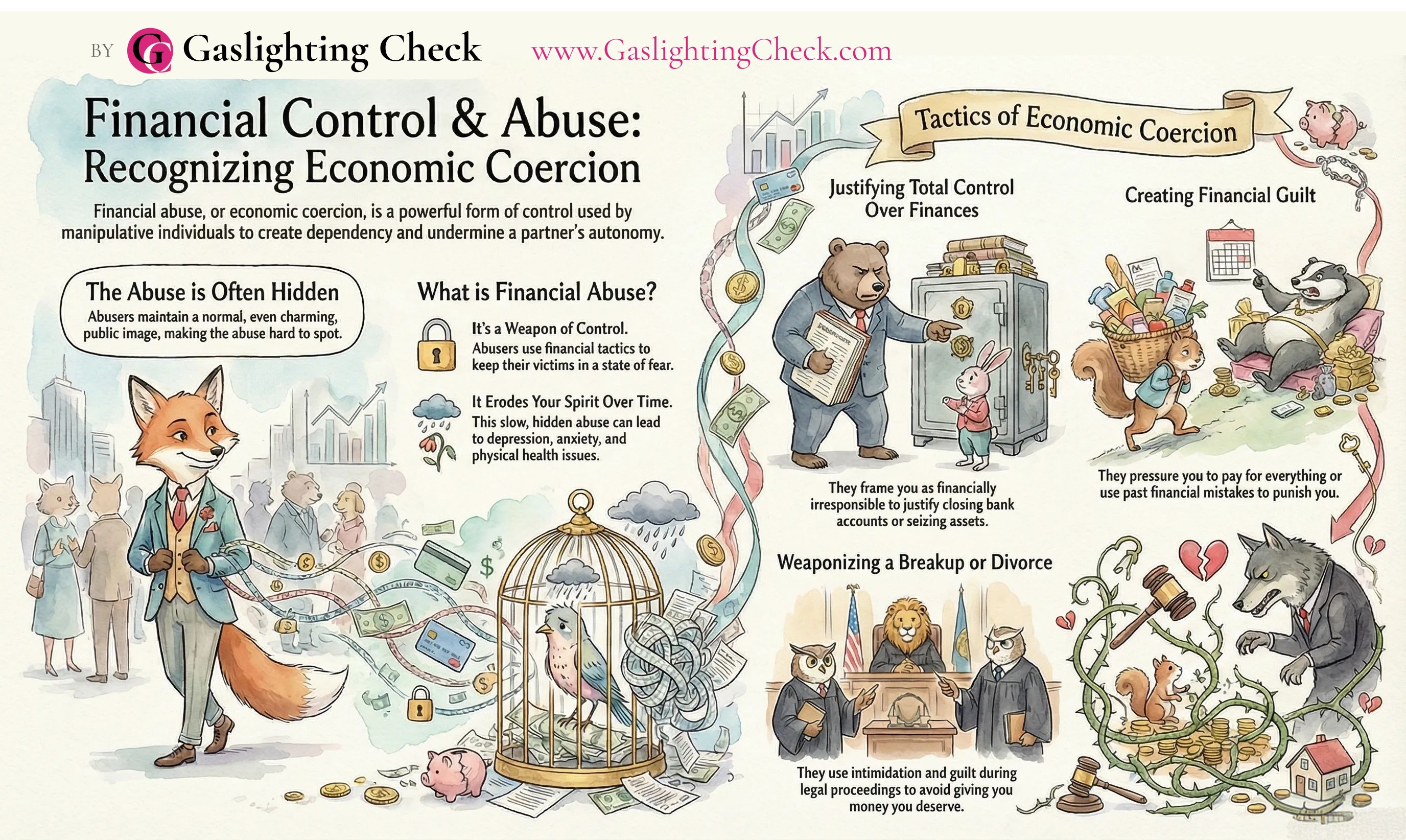 Economic Abuse: How to Recognize Financial Control and Coercion in ...