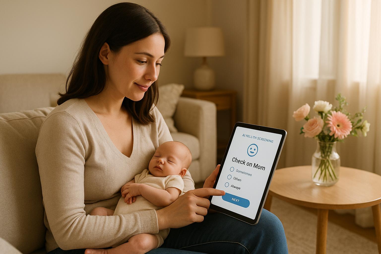 'Check on Mom' Initiative Launched: AI-Powered Postpartum Depression ...