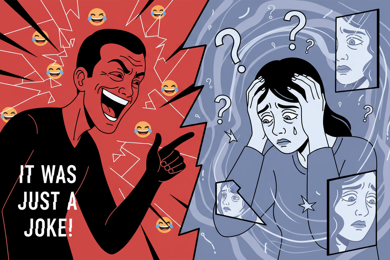 Gaslighting vs 'Just Joking': When Humor Masks Abuse